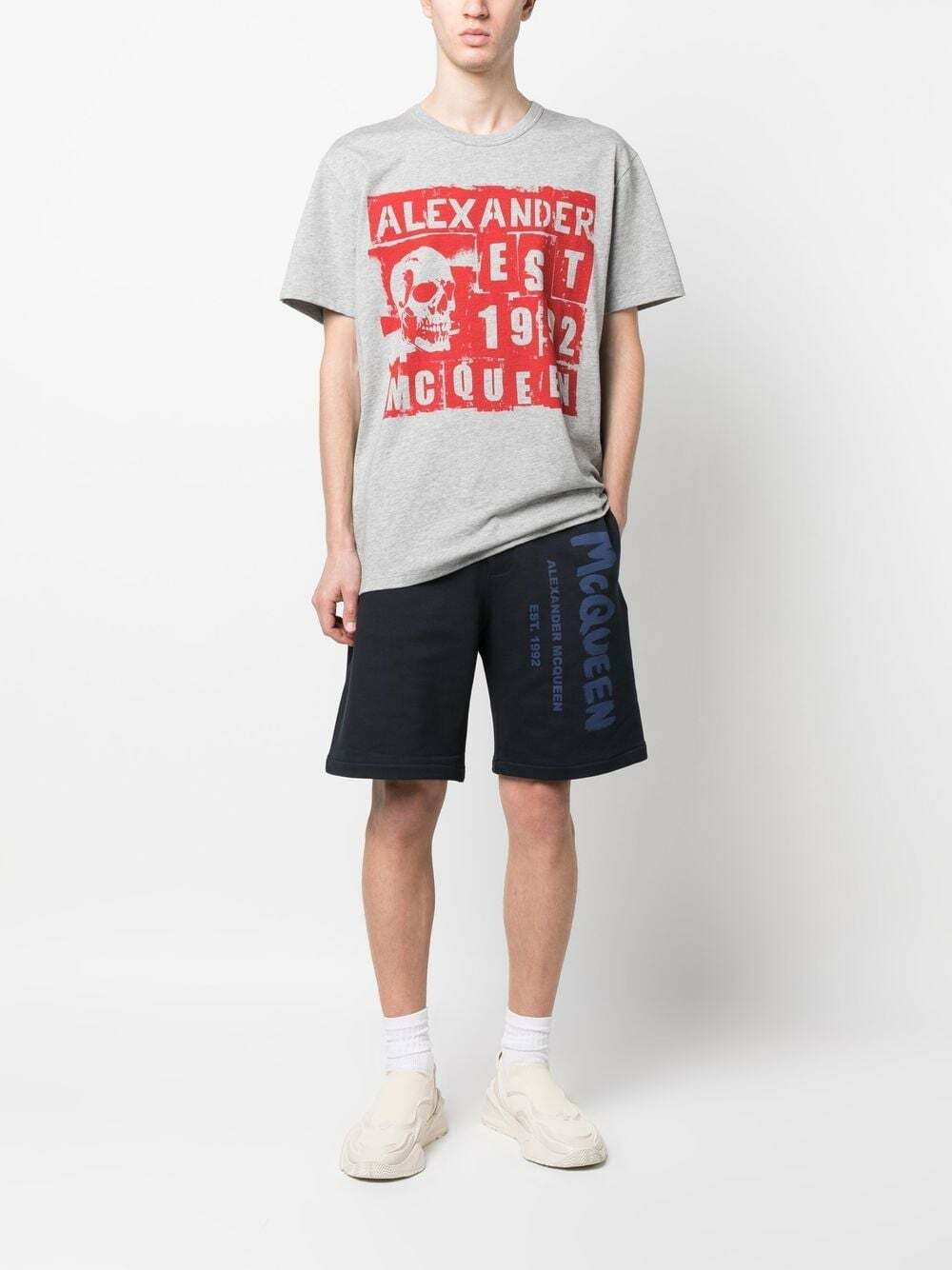 ALEXANDER MCQUEEN - Graffiti Bermudas Alexander McQueen