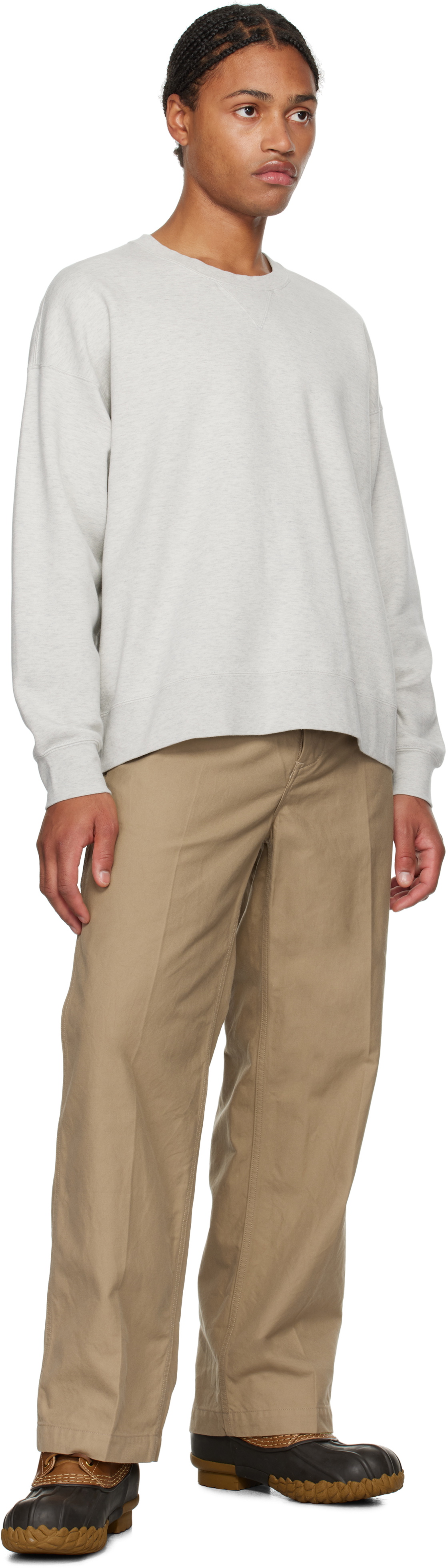 visvim Gray Ultimate Jumbo SB Sweatshirt Visvim