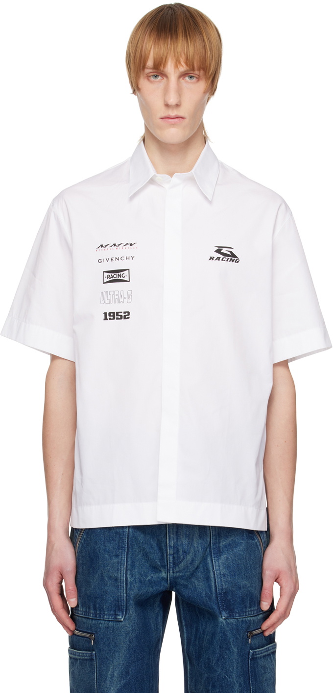 Givenchy White Printed Shirt Givenchy