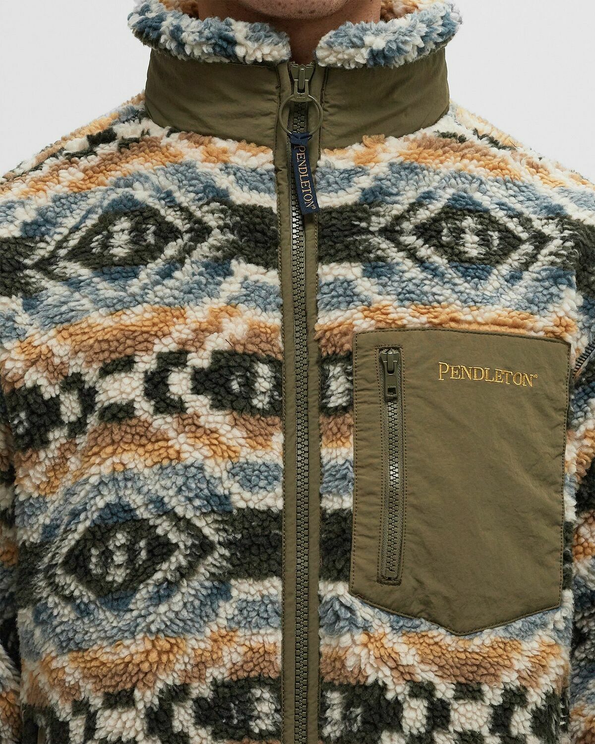 Pendleton ZIP THROUGH FLEECE JACKET Beige Men Pendleton