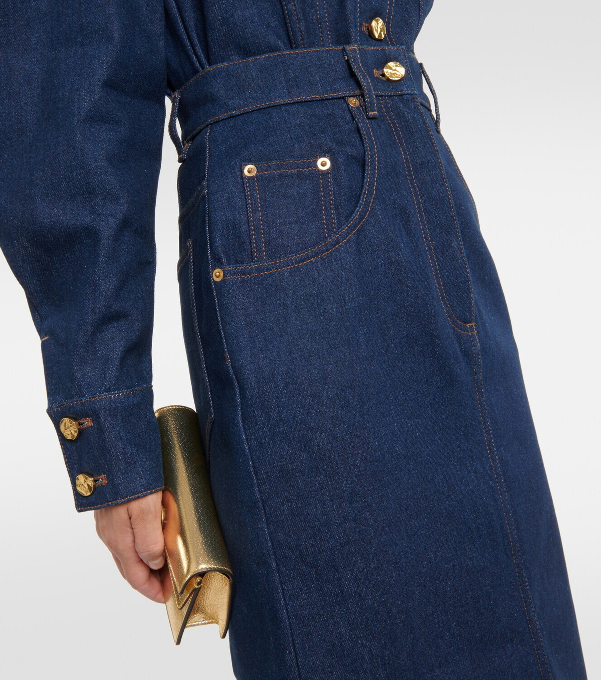 Nina Ricci Denim maxi skirt Nina Ricci