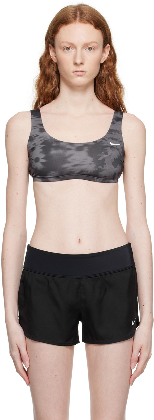 Nike Black Floral Bikini Top Nike