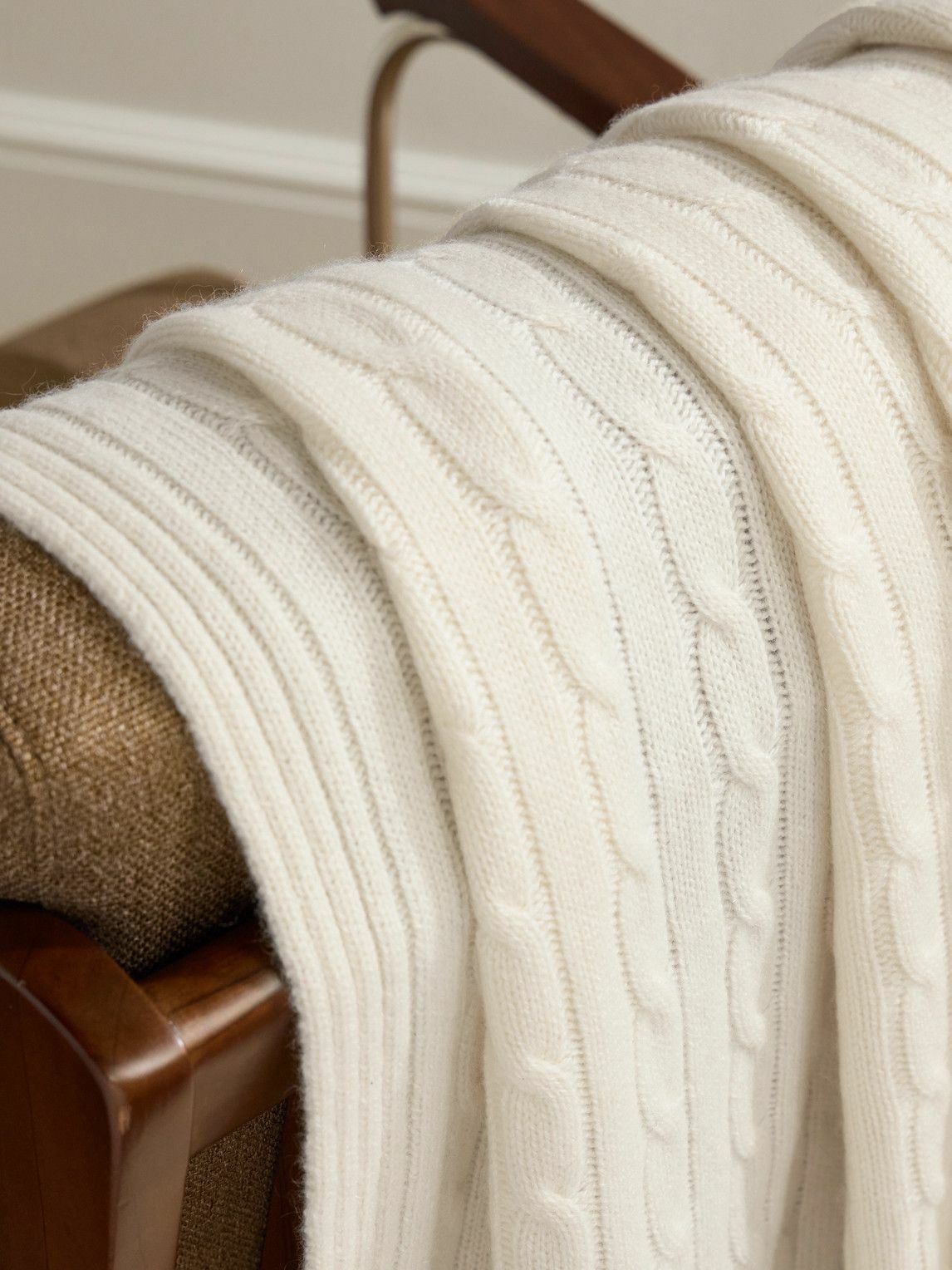 Ralph Lauren Home - Cable-Knit Cashmere Throw Ralph Lauren Home