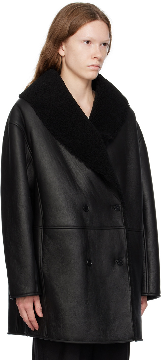 Loulou Studio Black Namo Shearling Jacket Loulou Studio