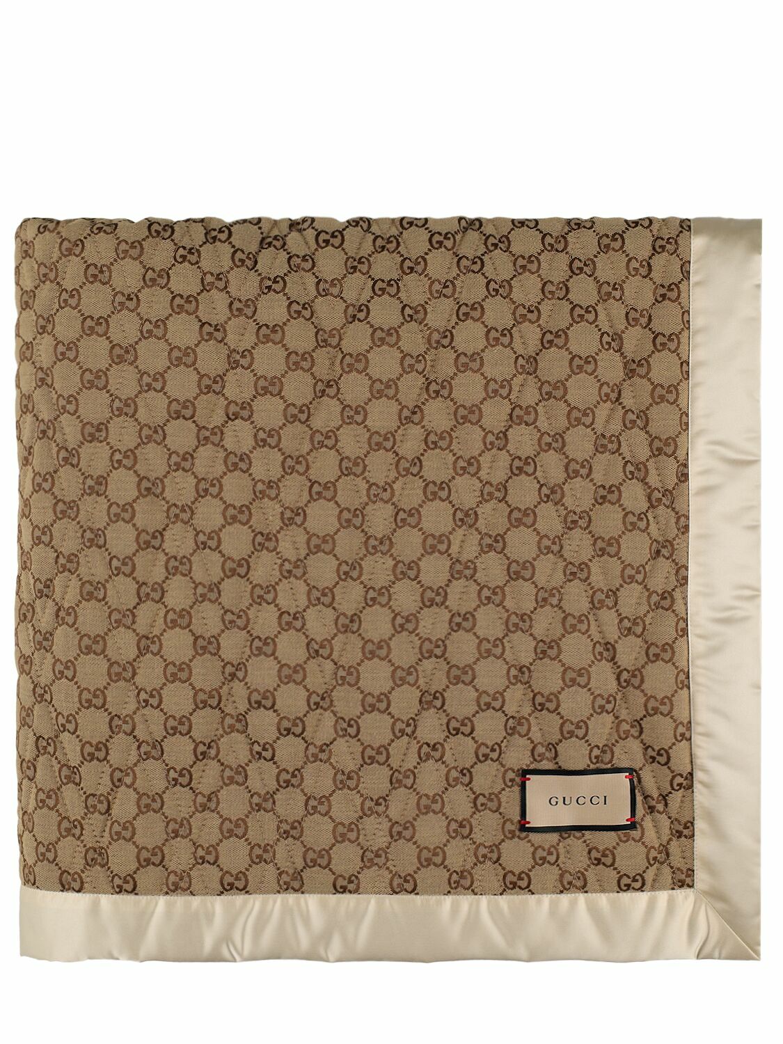 GUCCI - Gg Jumbo Quilted Cotton Blend Blanket Gucci