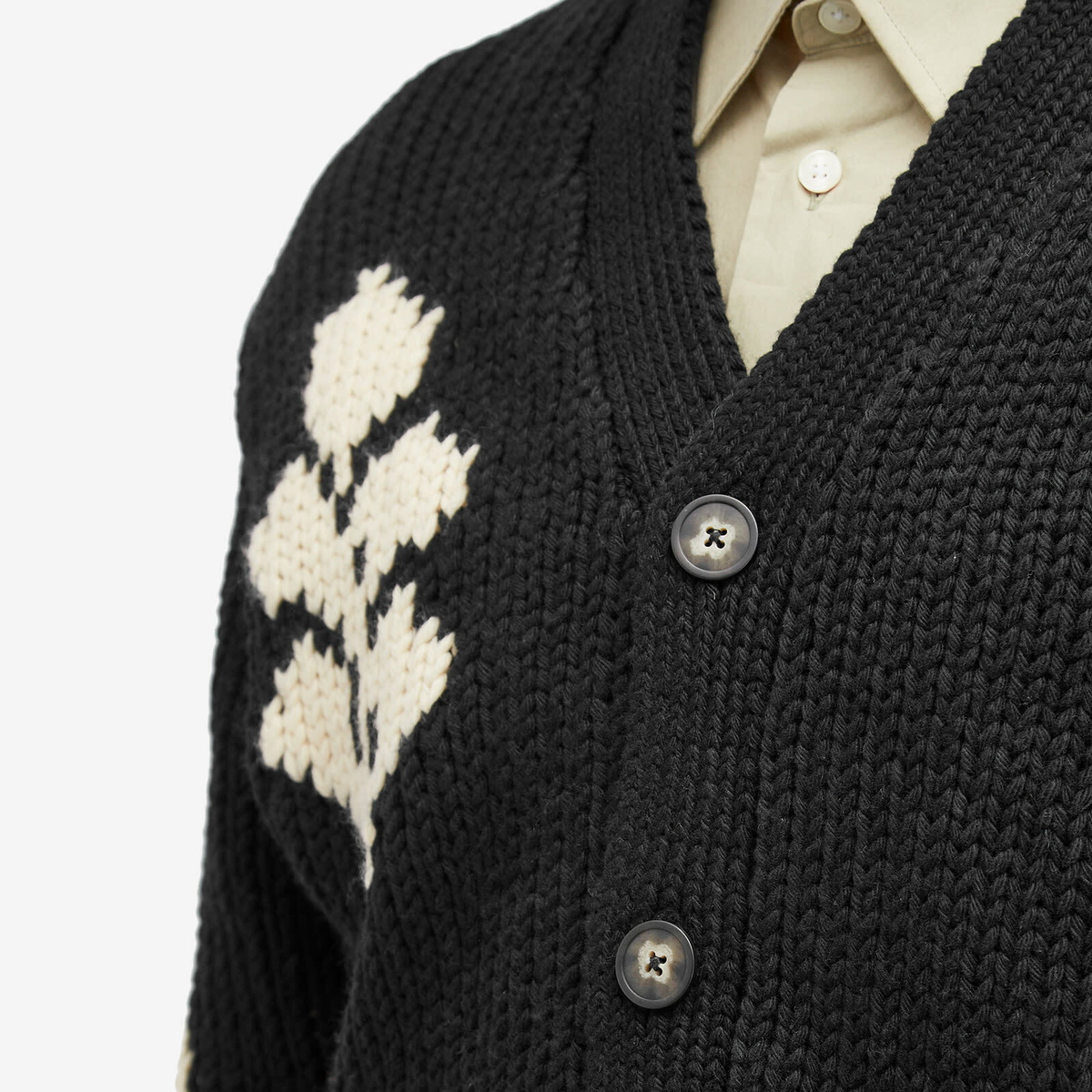 NN07 Men's Mika Knit Cardigan in Black NN07