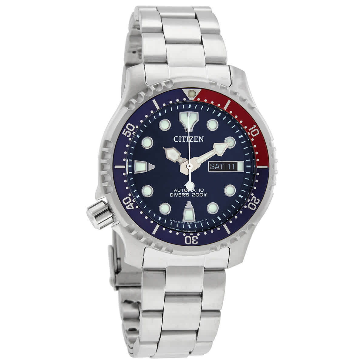 Citizen Promaster Lefty Automatic Blue Dial pepsi Bezel Mens Watch ...