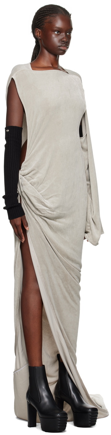 Rick Owens Gray Edfu Maxi Dress Rick Owens