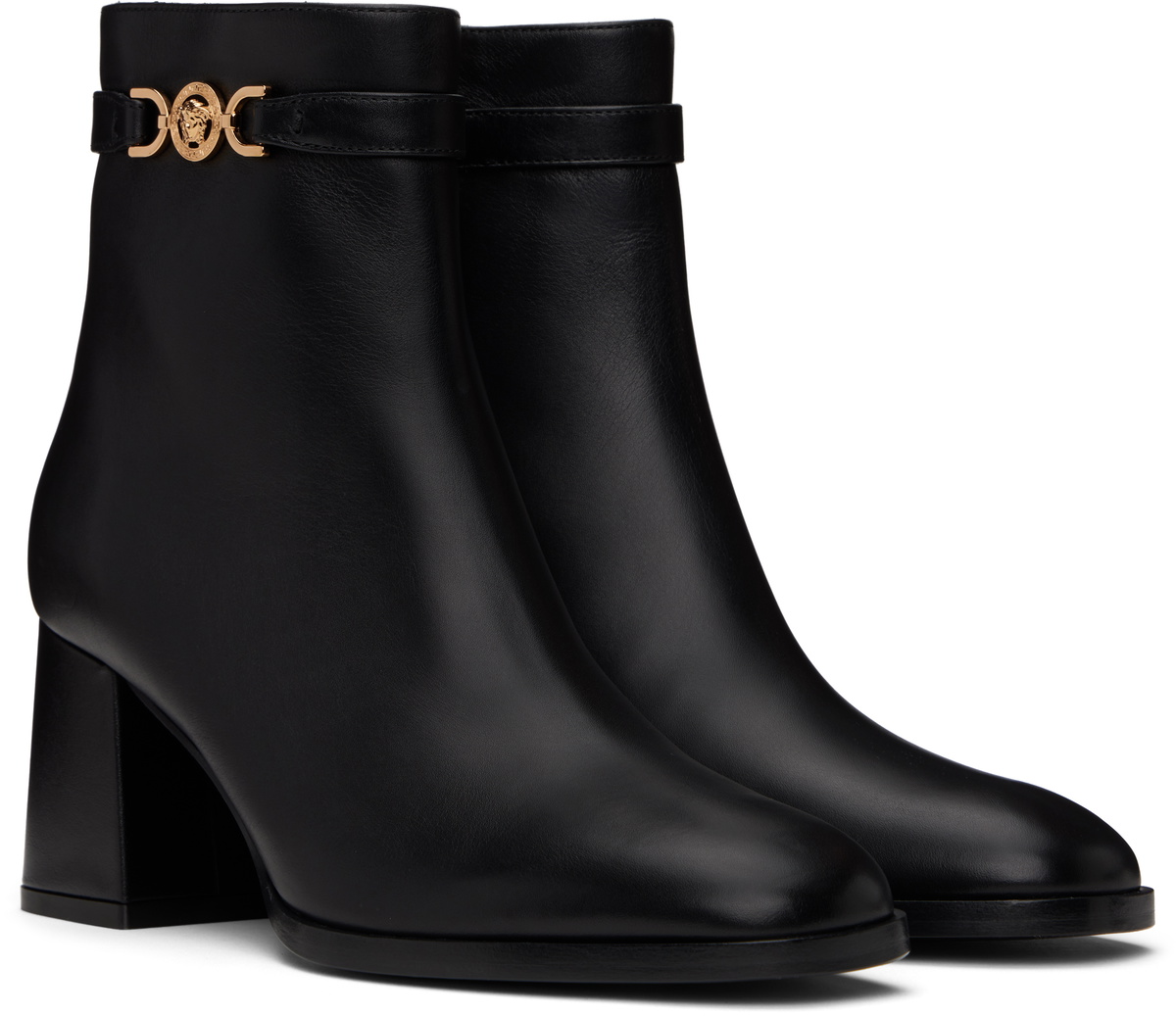 Versace Black Medusa Boots Versace