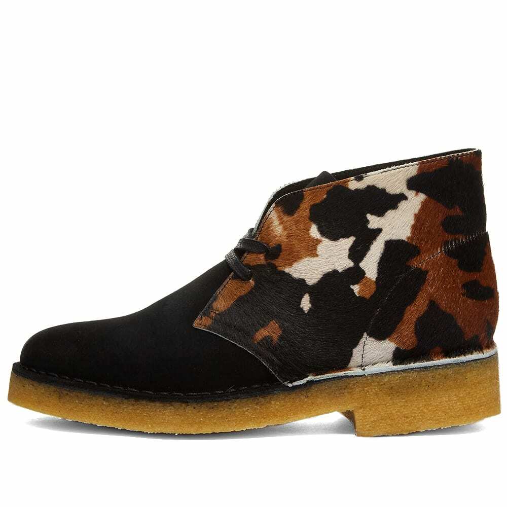 Clarks Originals Women's Desert Boot in Cow Print Clarks Originals