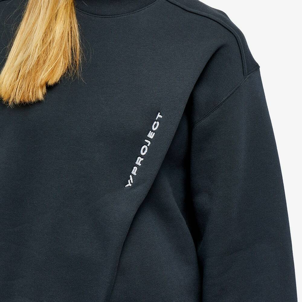 Y-Project Women's Pinched Logo Sweat in Navy Y/Project