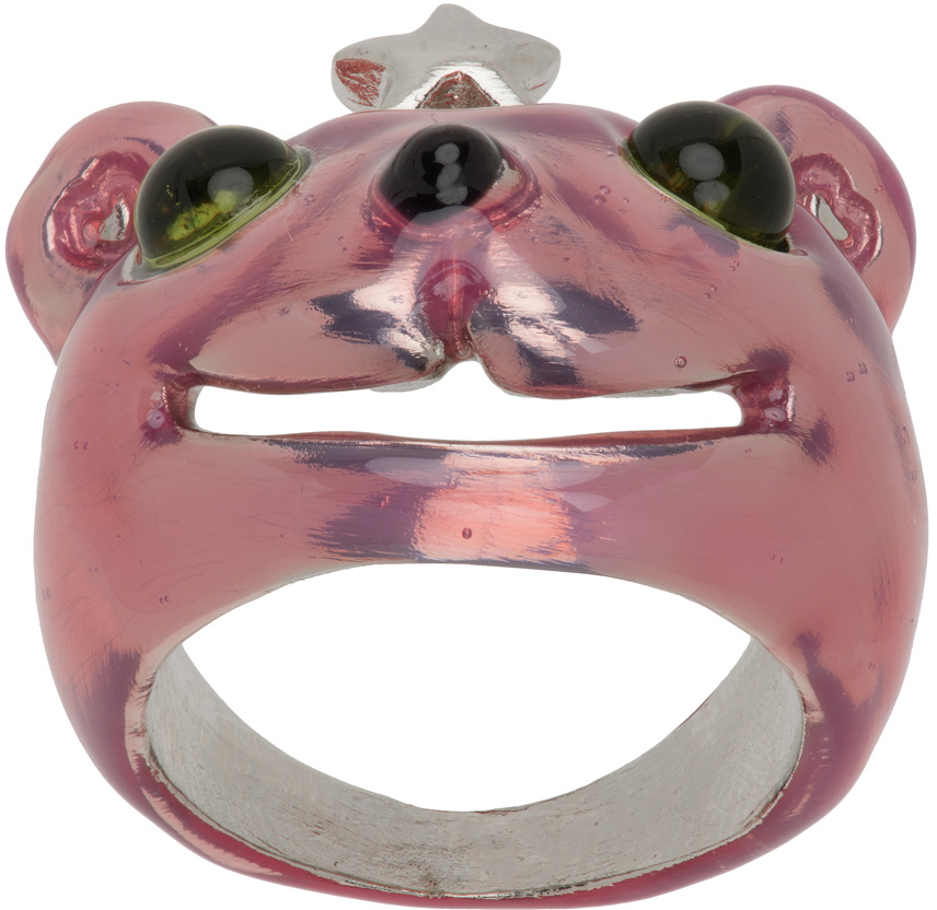 Collina Strada Pink Princess Bear Ring Collina Strada
