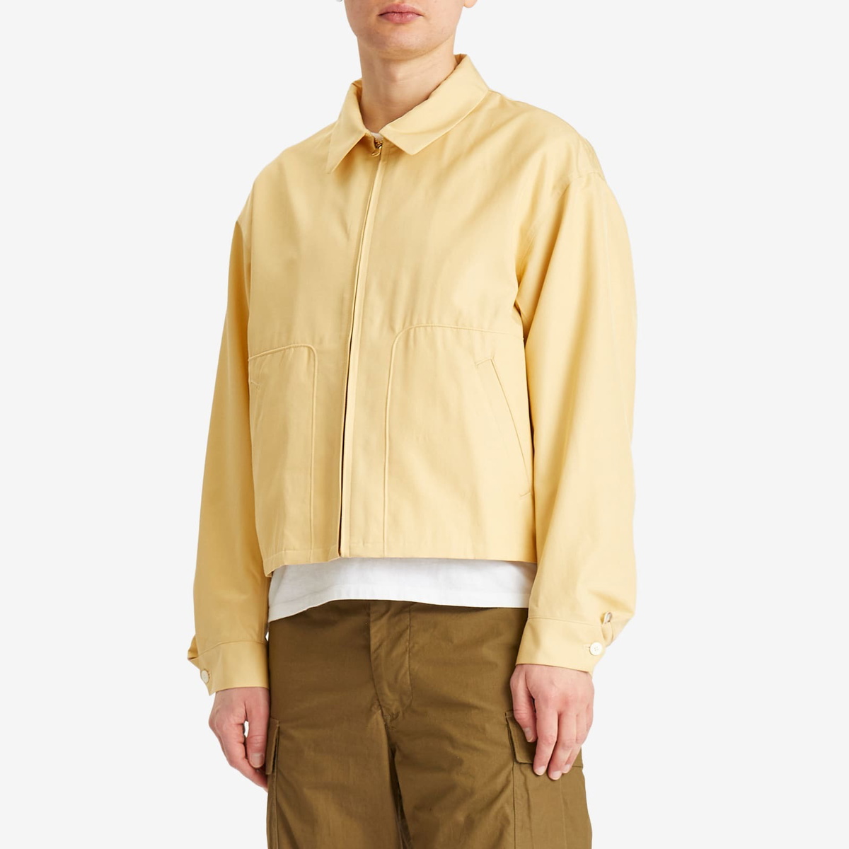 Visvim Men's Somer Twill Jacket in Gold Visvim