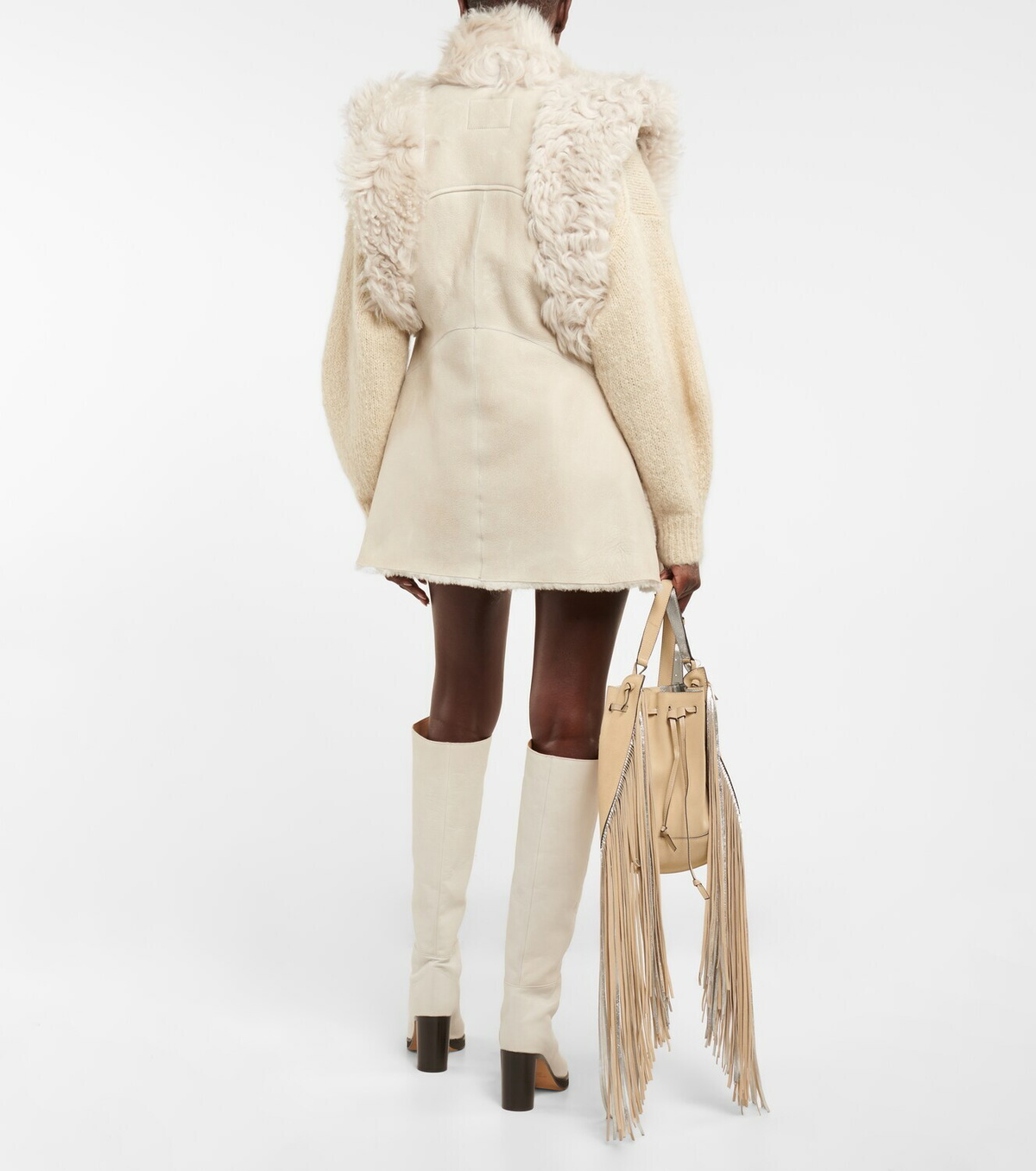 Isabel Marant Bryana sleeveless shearling jacket Isabel Marant