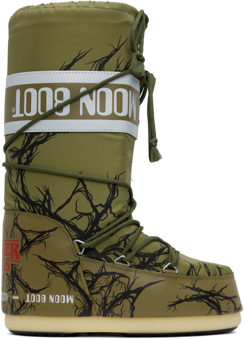 Moon Boot Khaki Stranger Things Edition Icon Boot Moon Boot