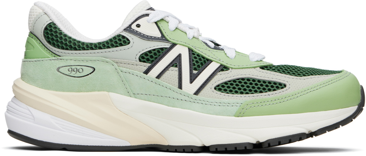 New Balance Green 'Made in USA' 990v6 Sneakers New Balance