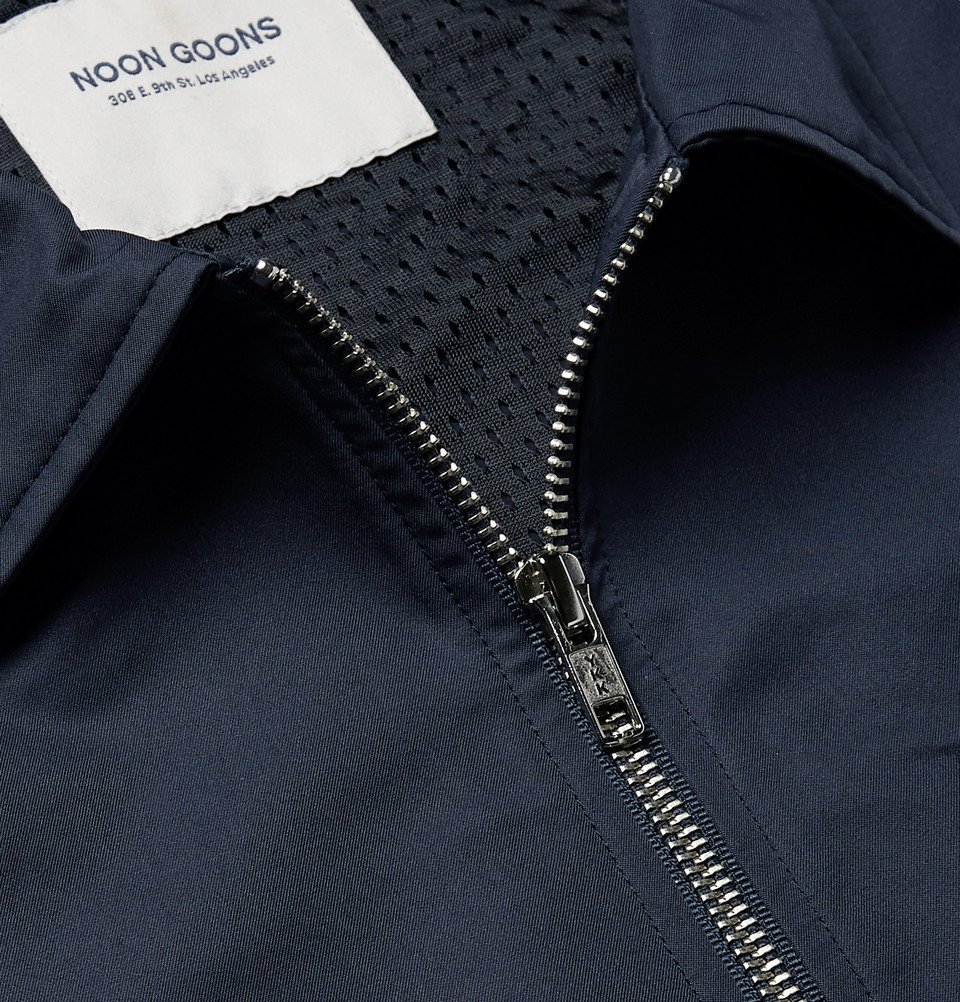 Noon Goons - Logo-Print Shell Jacket - Navy Noon Goons