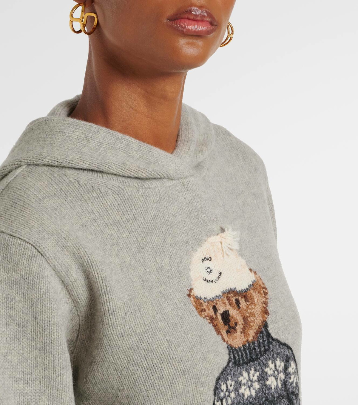 Polo Ralph Lauren Polo Bear wool and cashmere hoodie Polo Ralph Lauren