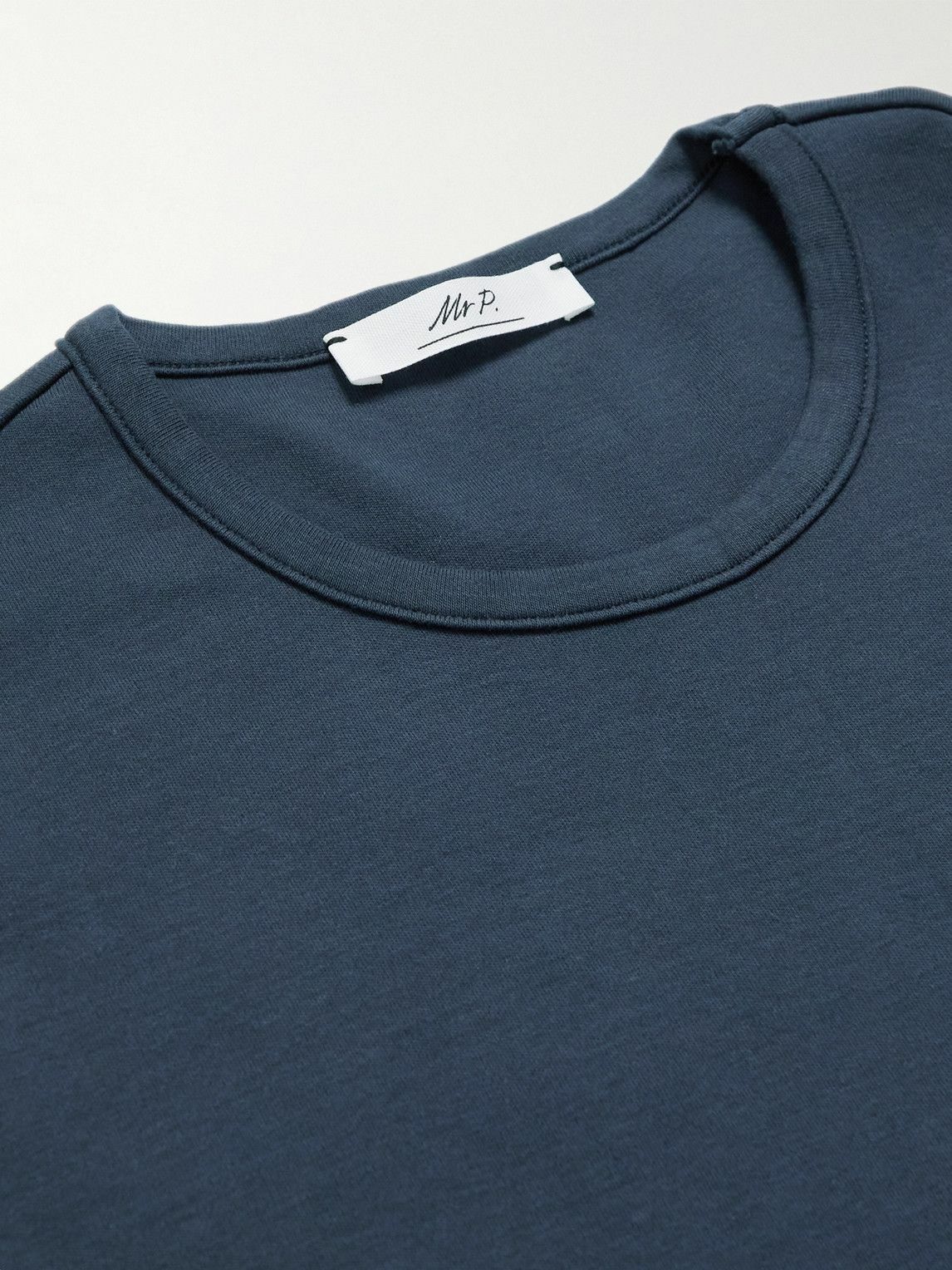 Mr P. - Cotton-Jersey T-Shirt - Blue Mr P.