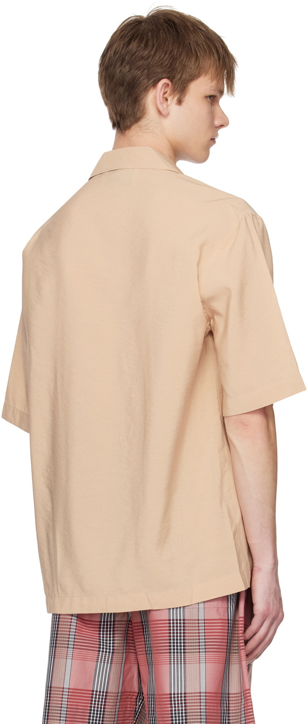Studio Nicholson Beige Archer Shirt Studio Nicholson