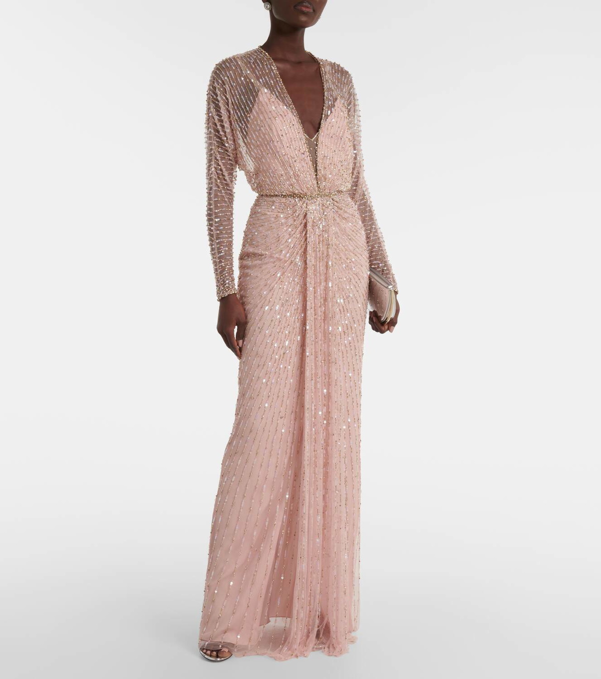 Jenny Packham Nina sequined tulle gown Jenny Packham