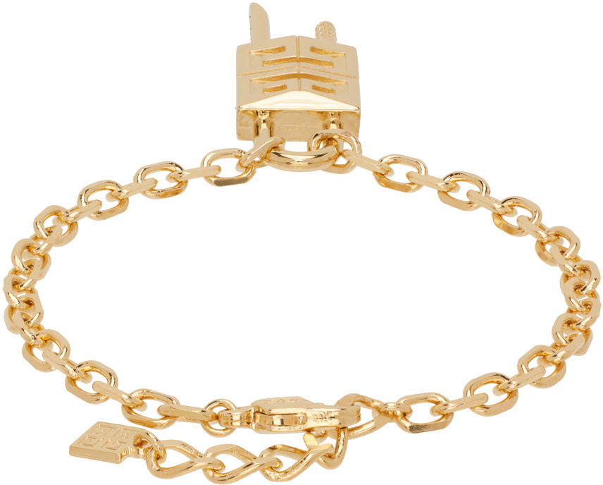 Givenchy Gold Mini Lock Bracelet Givenchy