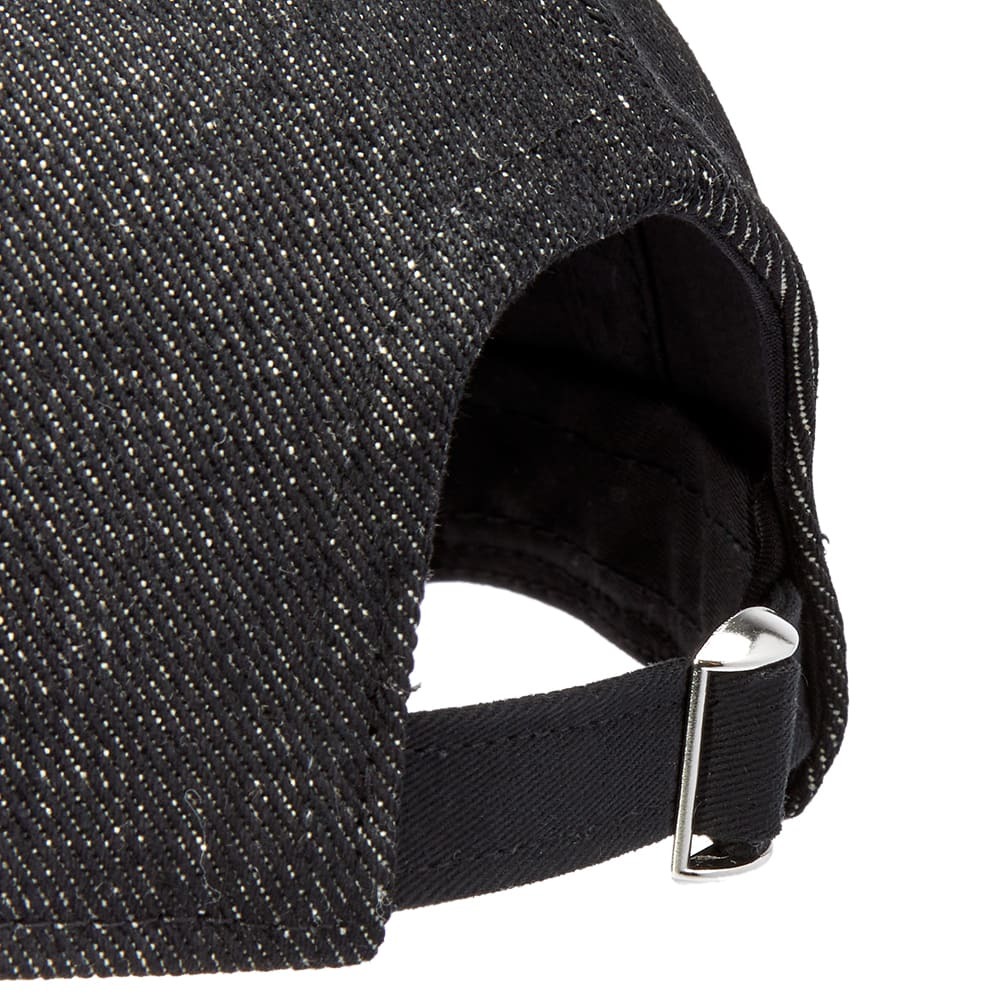 AMI Women's Red ADC Embroidered Cap in Black AMI