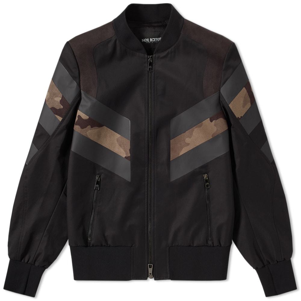 Neil Barrett Tech Bonded Bomber Jacket Black Neil Barrett