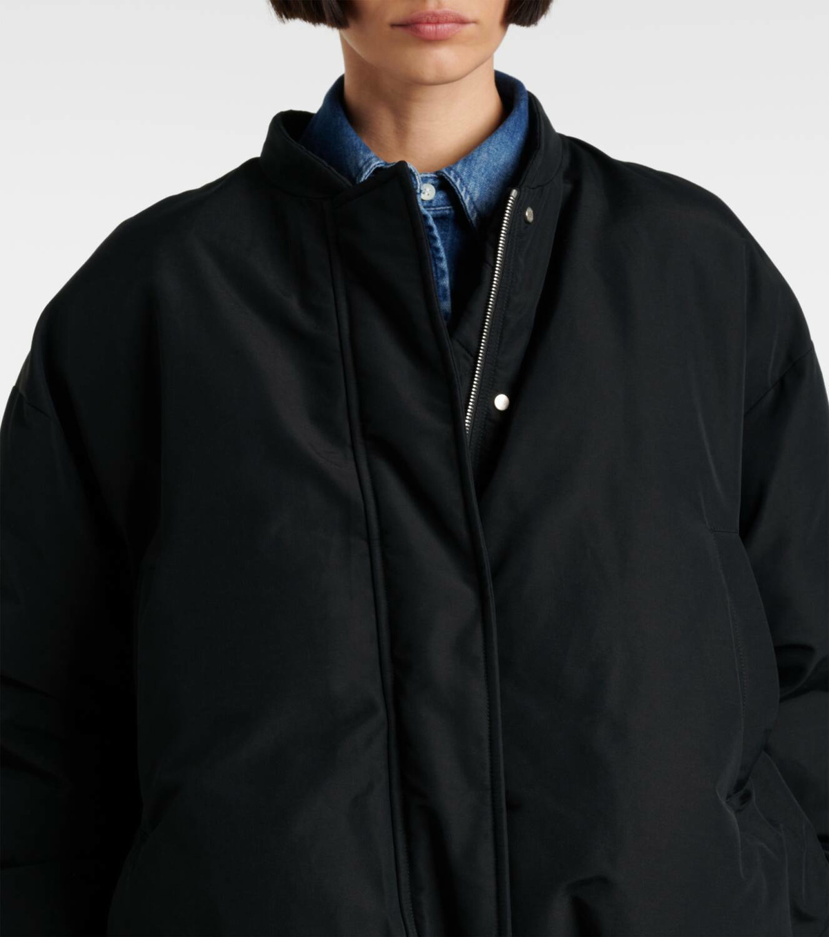 Loewe Convertible shearling-trimmed puffer jacket Loewe