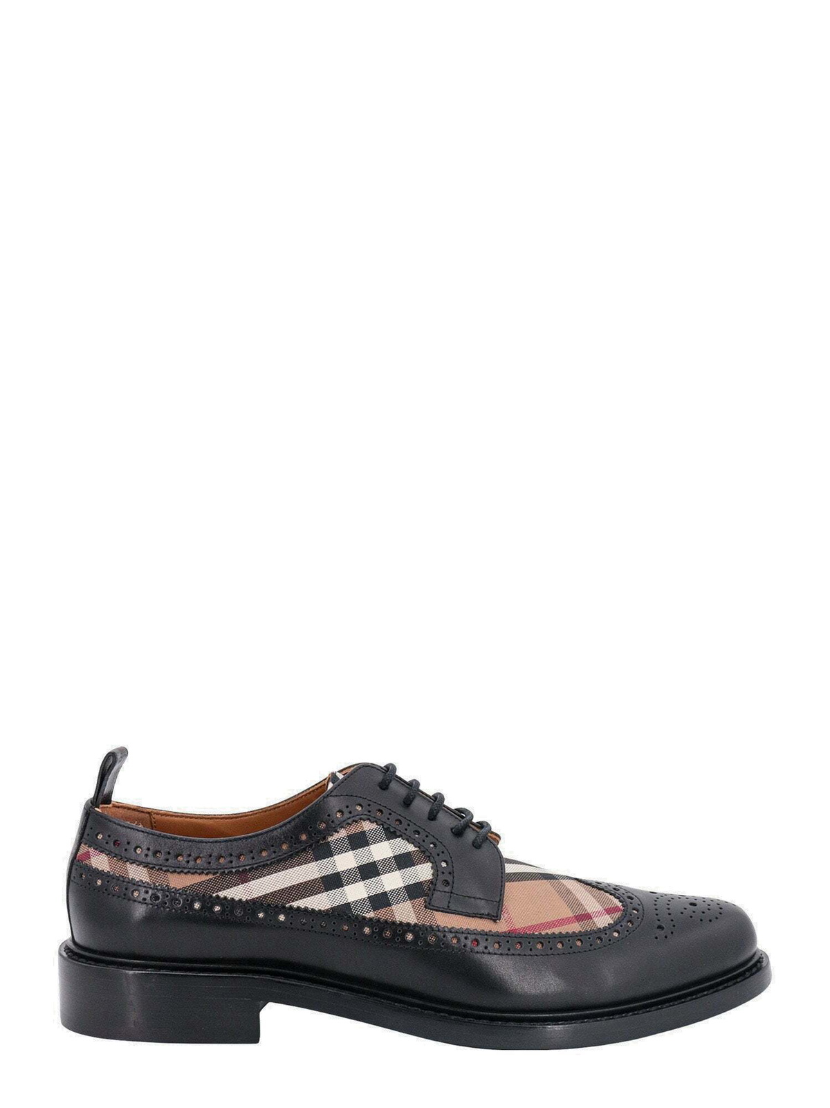 Burberry Lace Up Shoe Black Mens Burberry