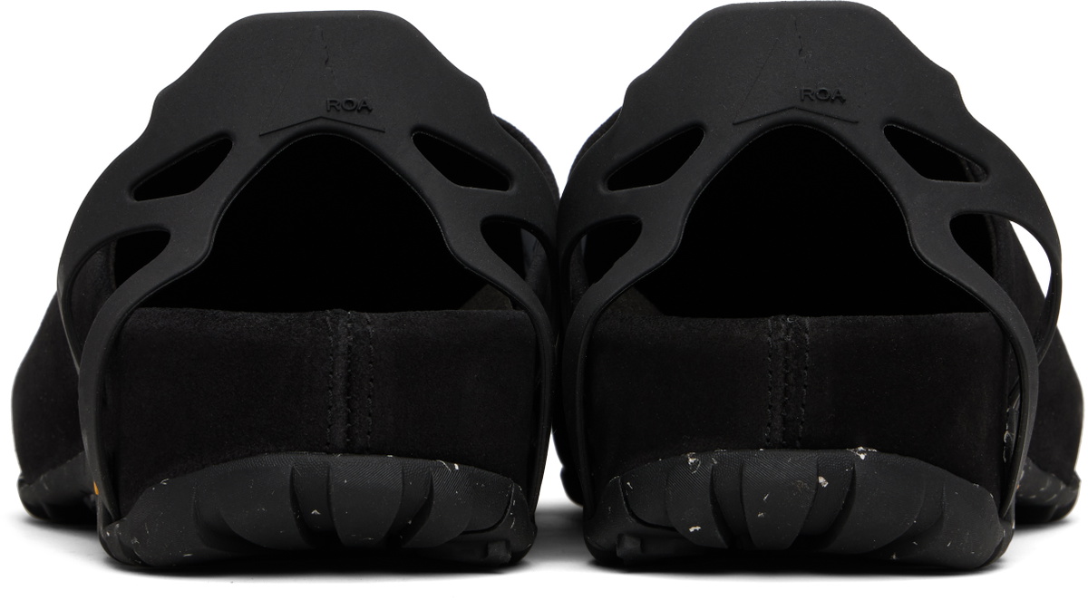ROA Black Fedaia Mules ROA