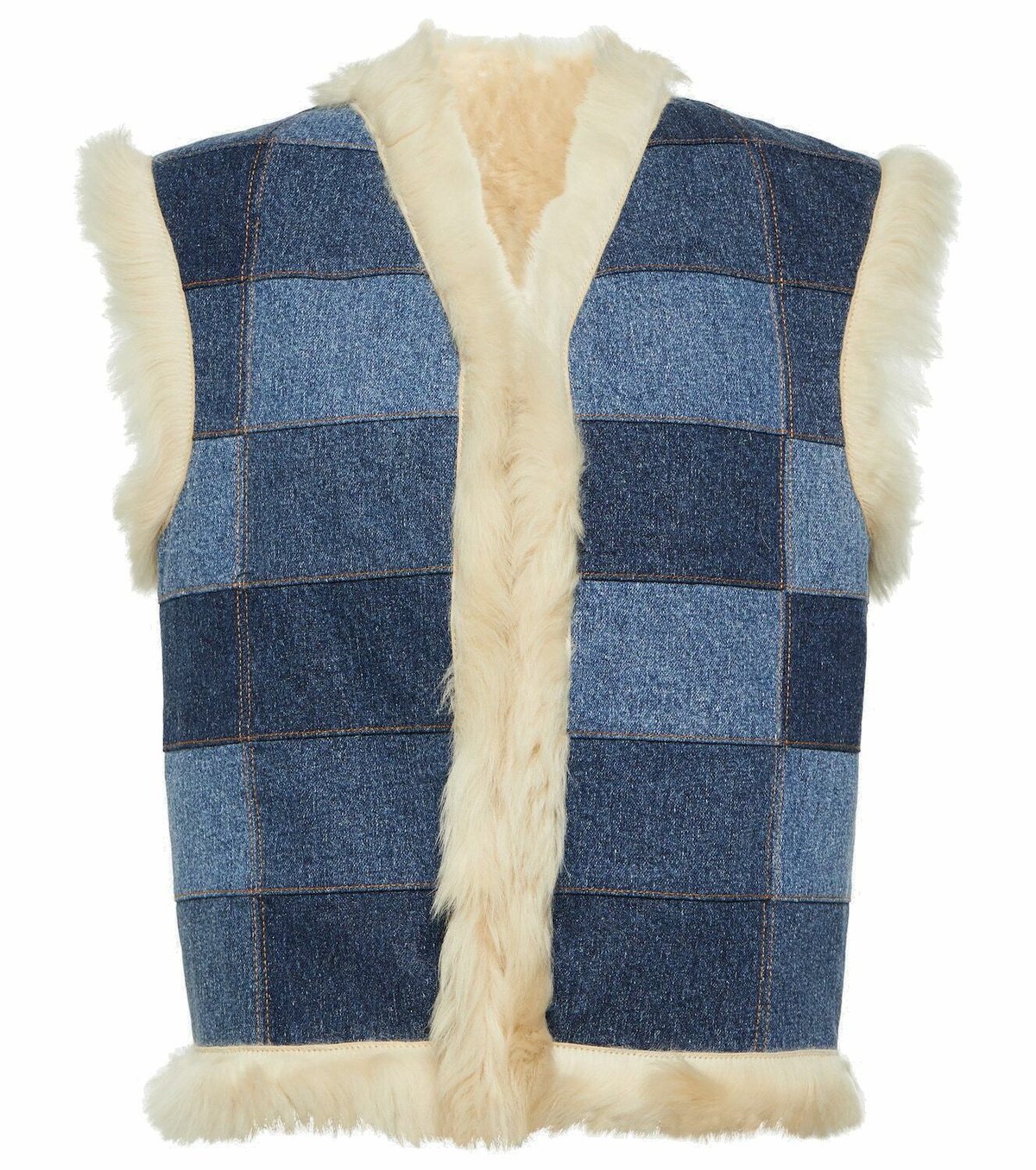 Chloé Shearling denim vest Chloe