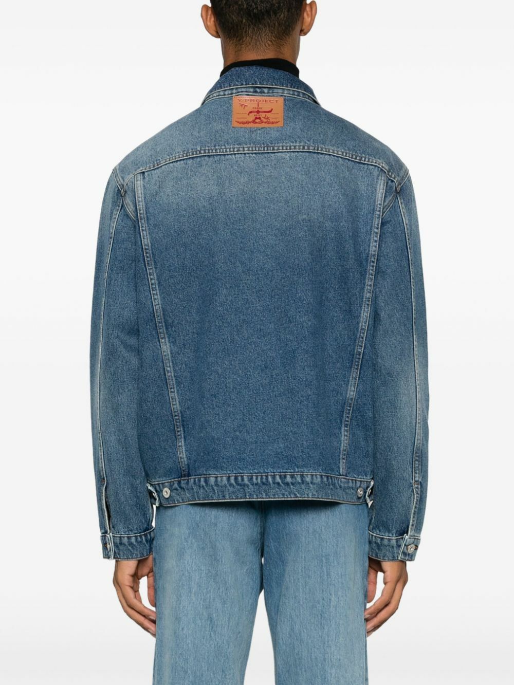 Y/Project Gathered Appliqué Denim Jacket Y/Project