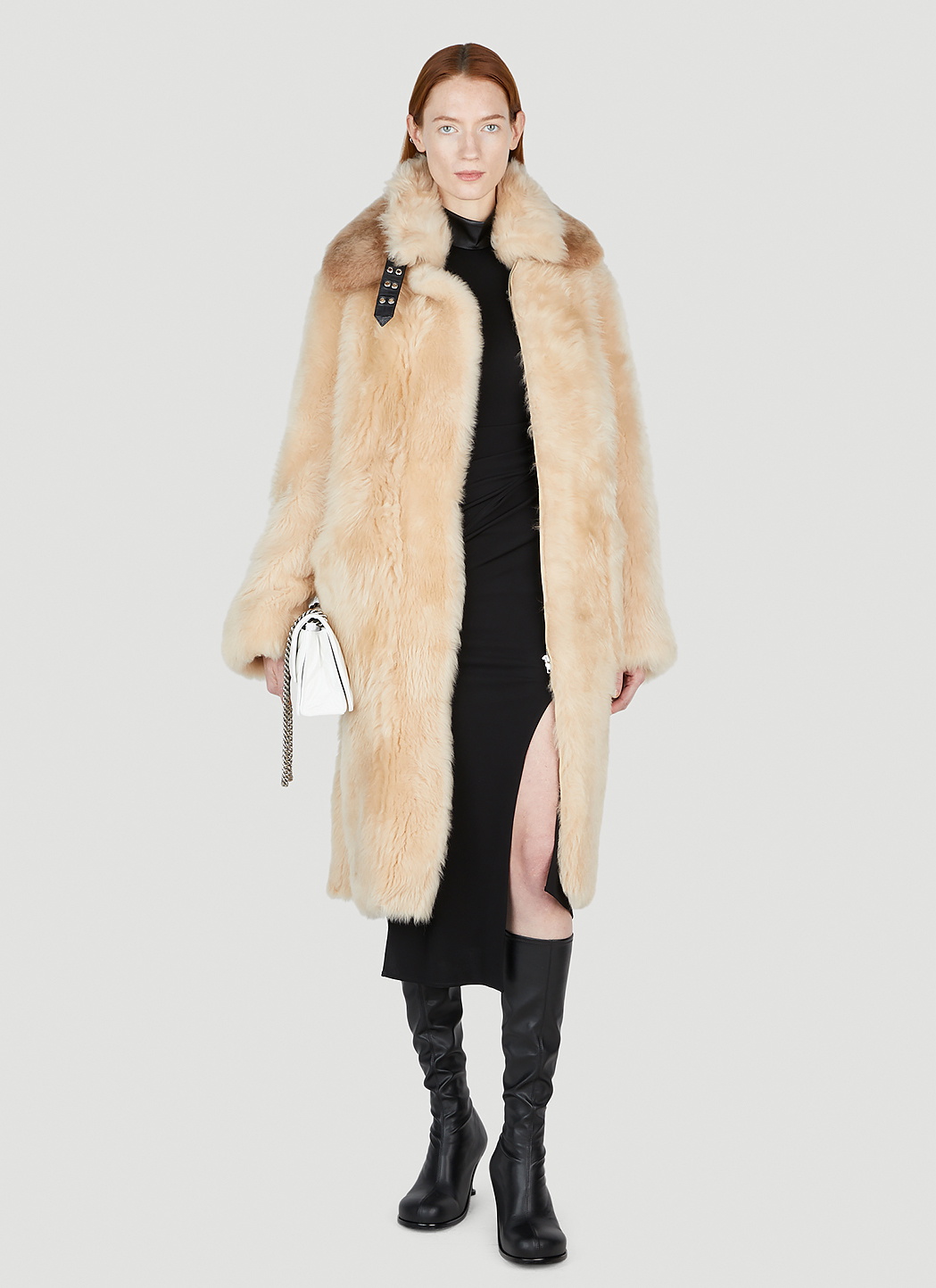 Helmut Lang Shearling Coat Helmut Lang