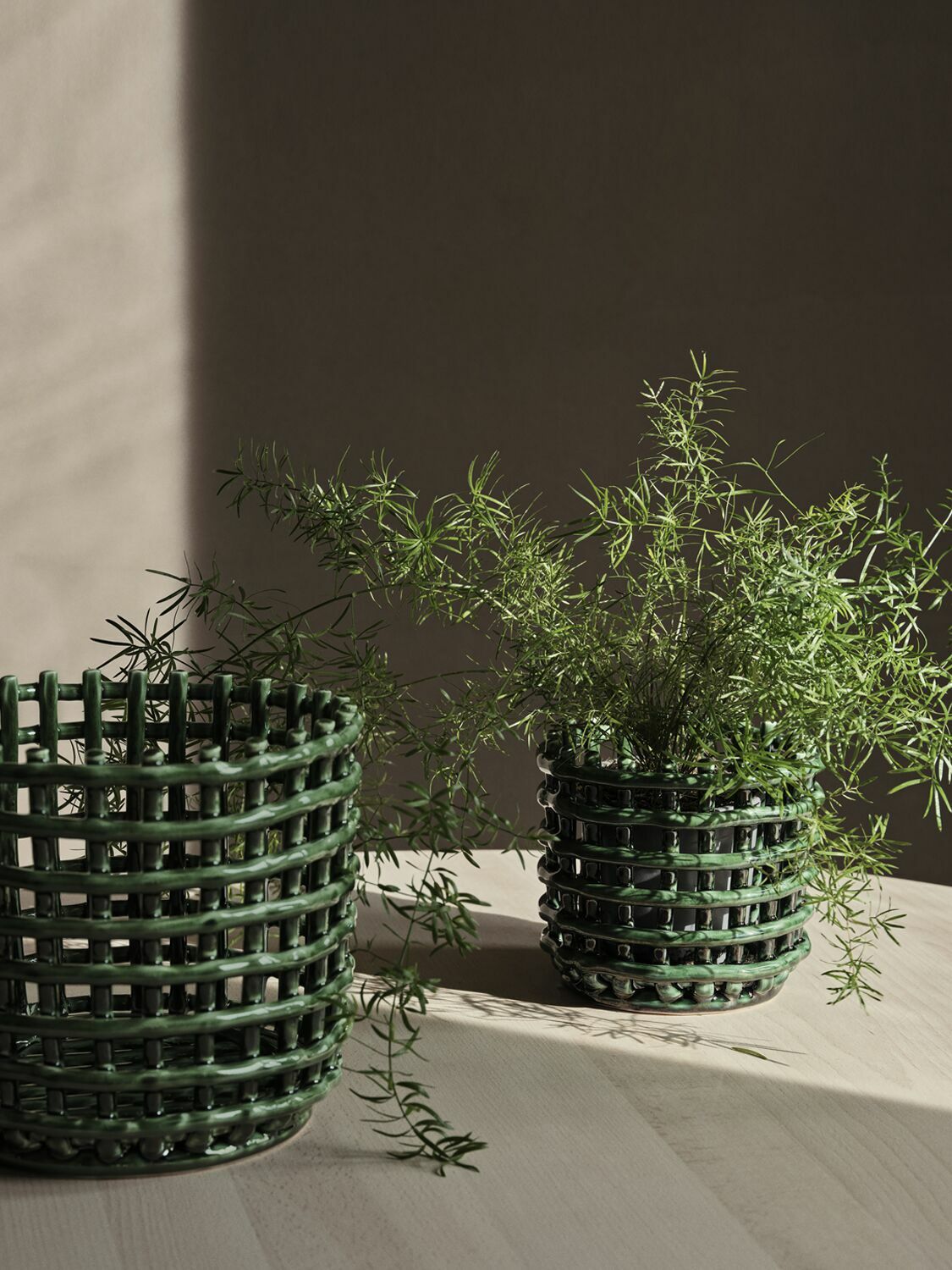 FERM LIVING Small Ceramic Basket ferm LIVING