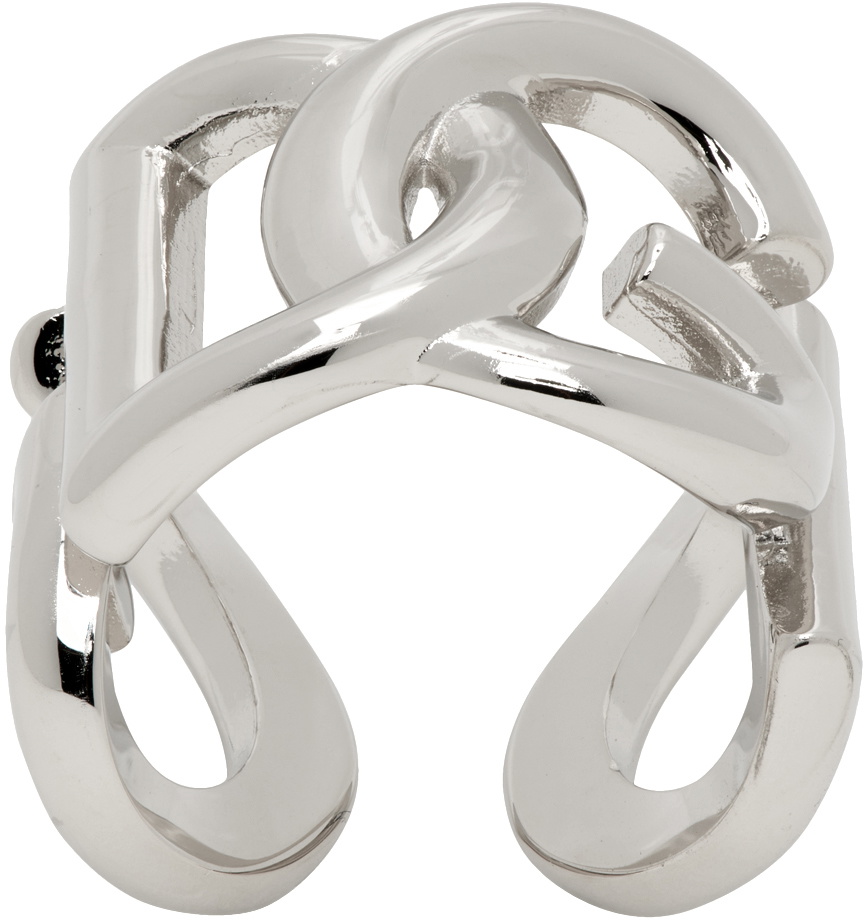 Dolce & Gabbana Gold & Silver Logo Ring Dolce & Gabbana