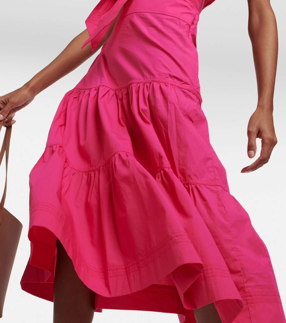 Veronica Beard Austyn tiered midi dress Veronica Beard