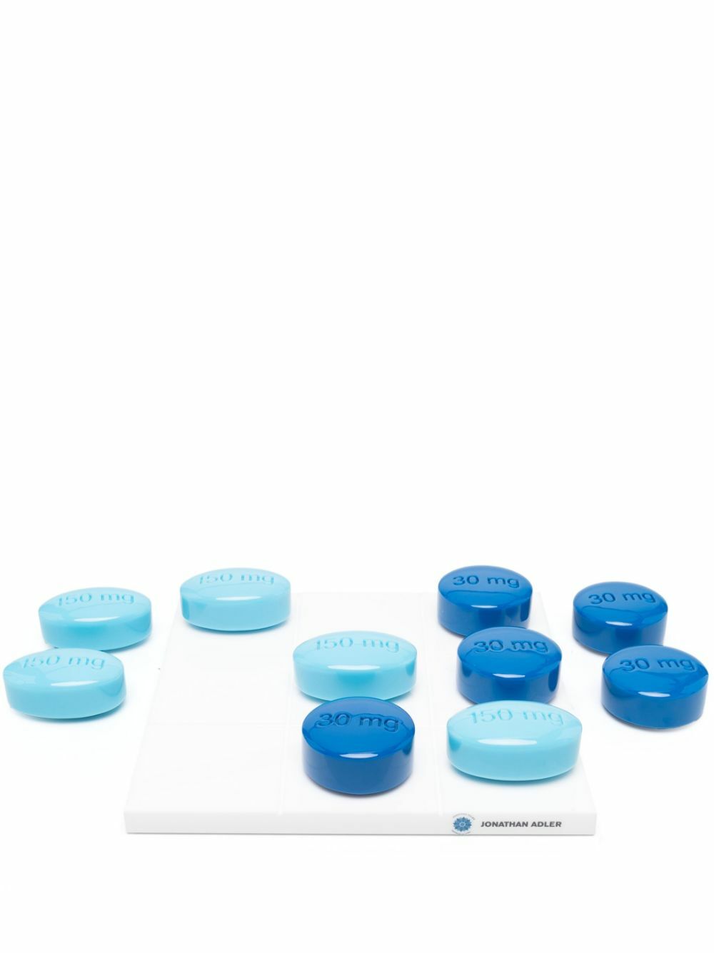 Jonathan Adler Blue Pill Motif Tic-Tac-Toe Set Jonathan Adler