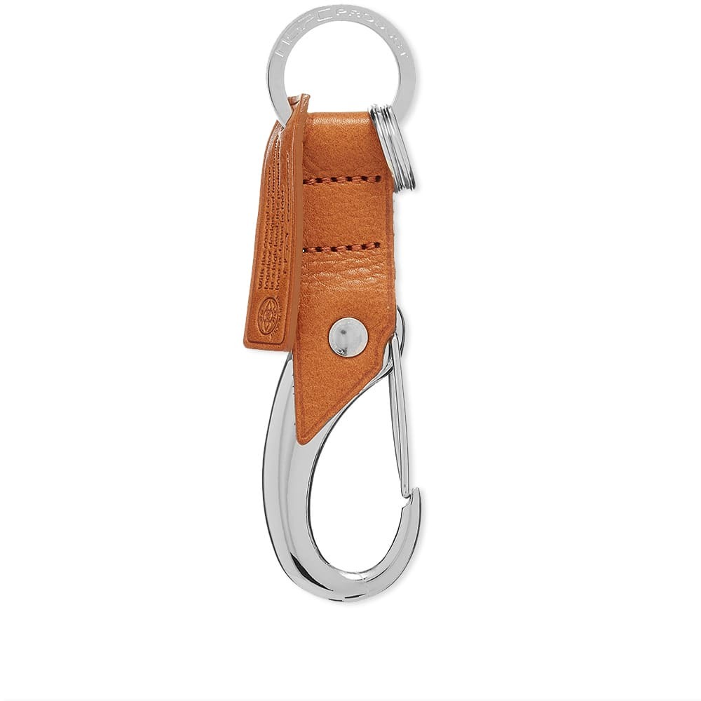 Master-Piece Men's Oil Leather Keyring in Camel Master-Piece Co