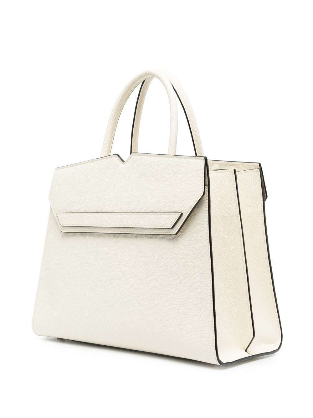 VALEXTRA - Duetto Leather Handbag Valextra