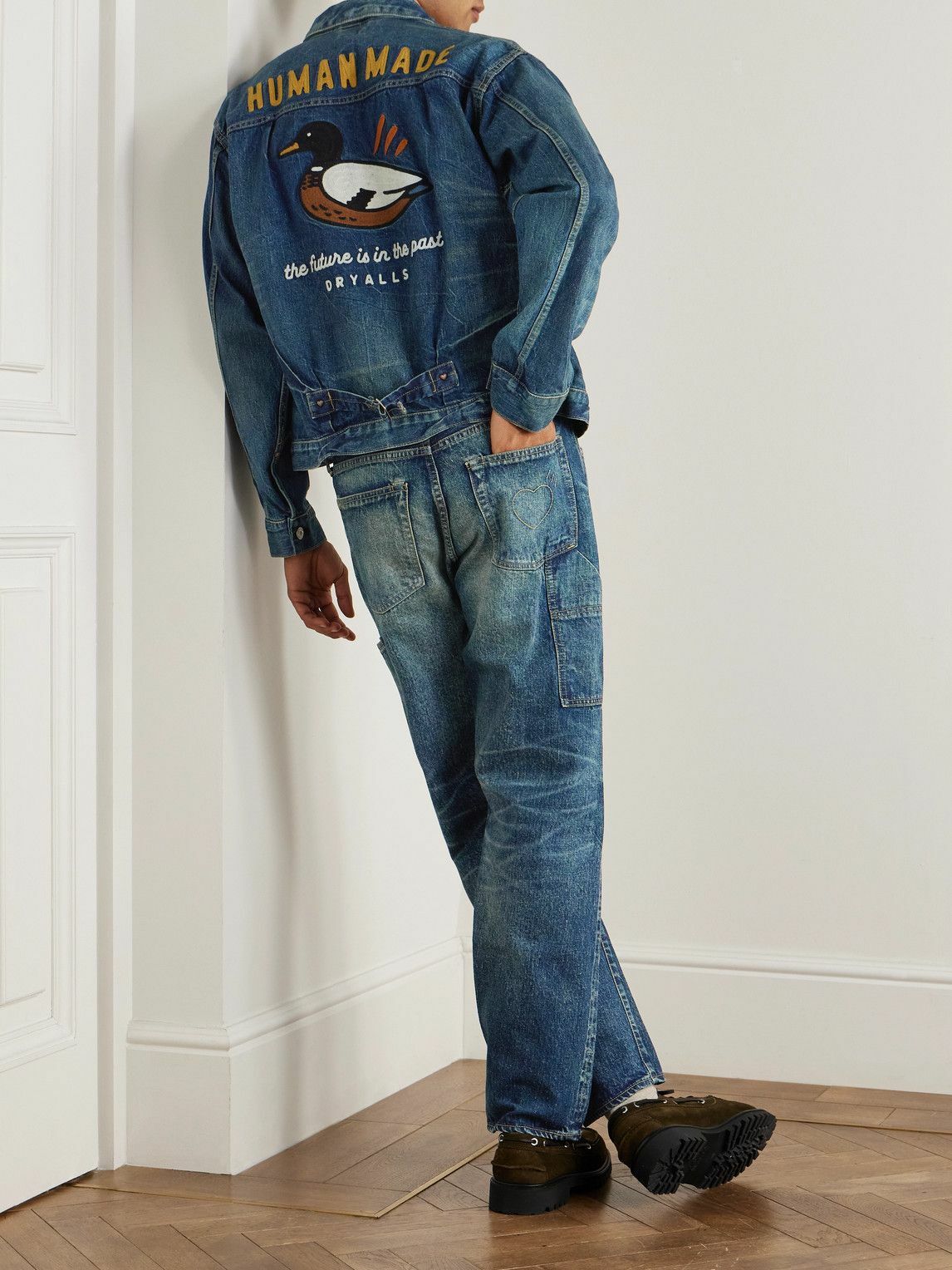 Human Made - Future Embroidered Denim Jacket - Blue Human Made