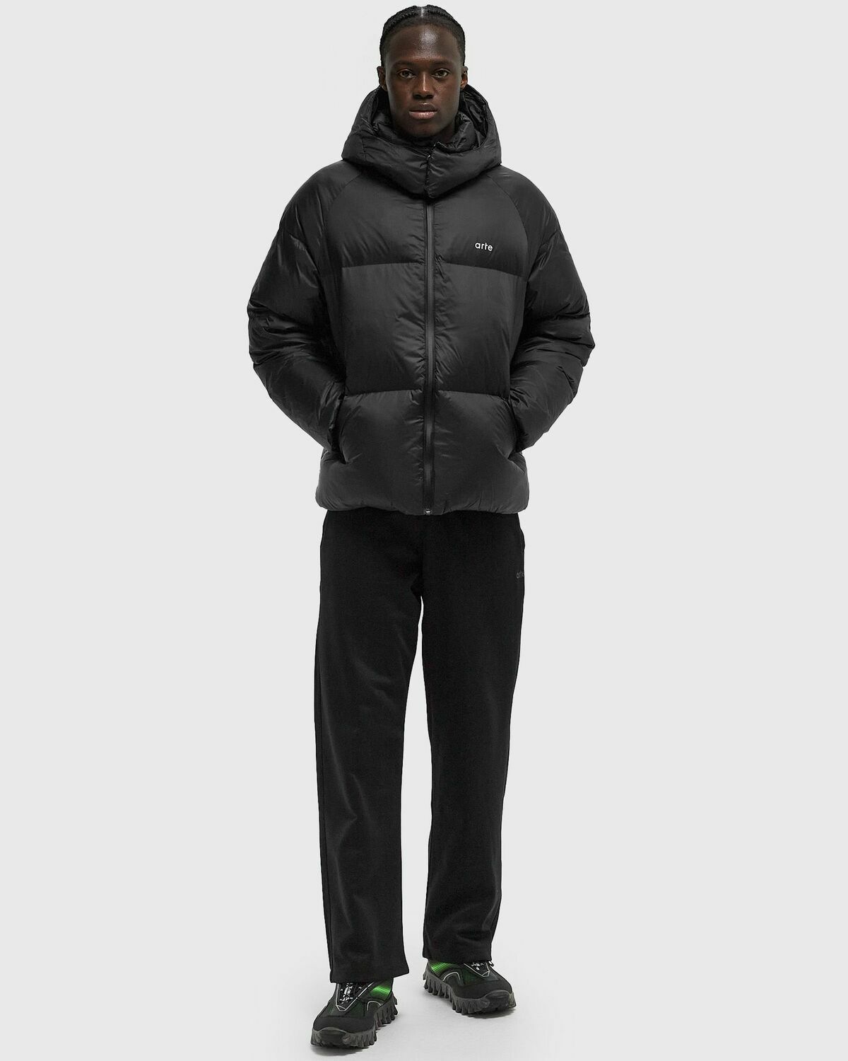Arte Antwerp Basic Puffer Jacket Black Mens Down & Puffer Jacket Arte ...