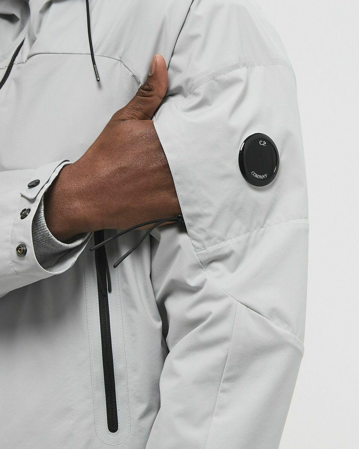 C.P. Company PRO-TEK HOODED JACKET Blue Mens Windbreaker C.P. Company