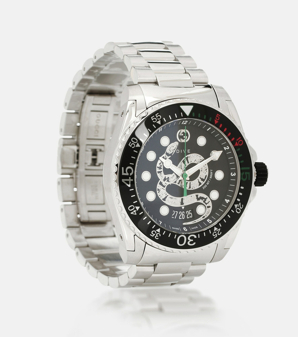 Gucci - Gucci Dive 45mm steel watch Gucci