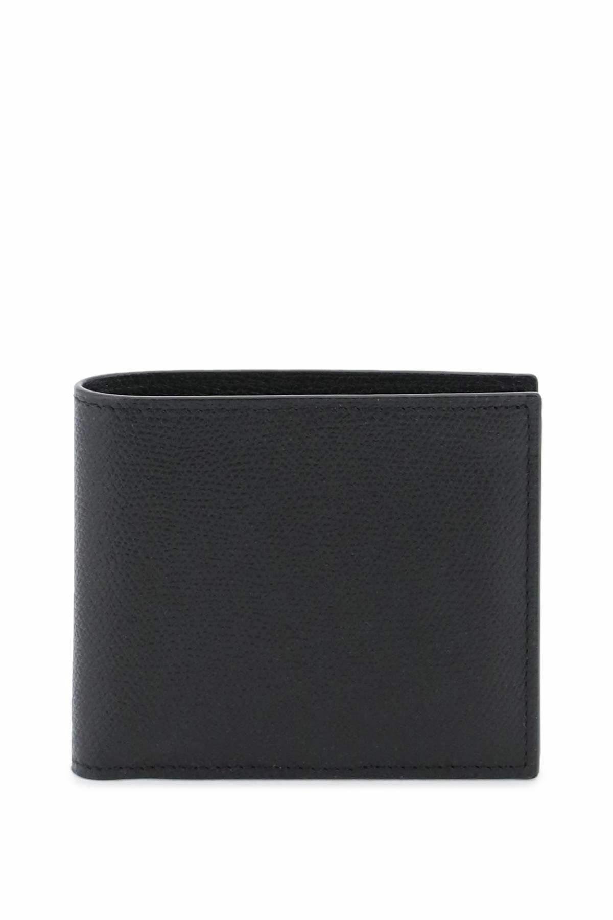 VALEXTRA leather bifold wallet Black Valextra