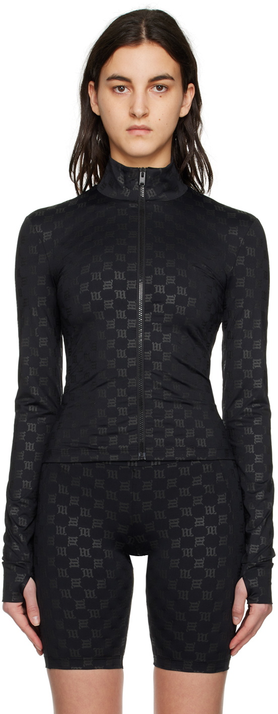 MISBHV Black Monogram Zip Shirt MISBHV