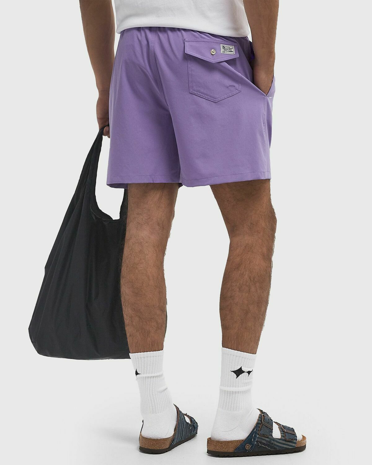 Polo Ralph Lauren Swimming TRUNKS Purple Mens Swimwear Polo Ralph Lauren