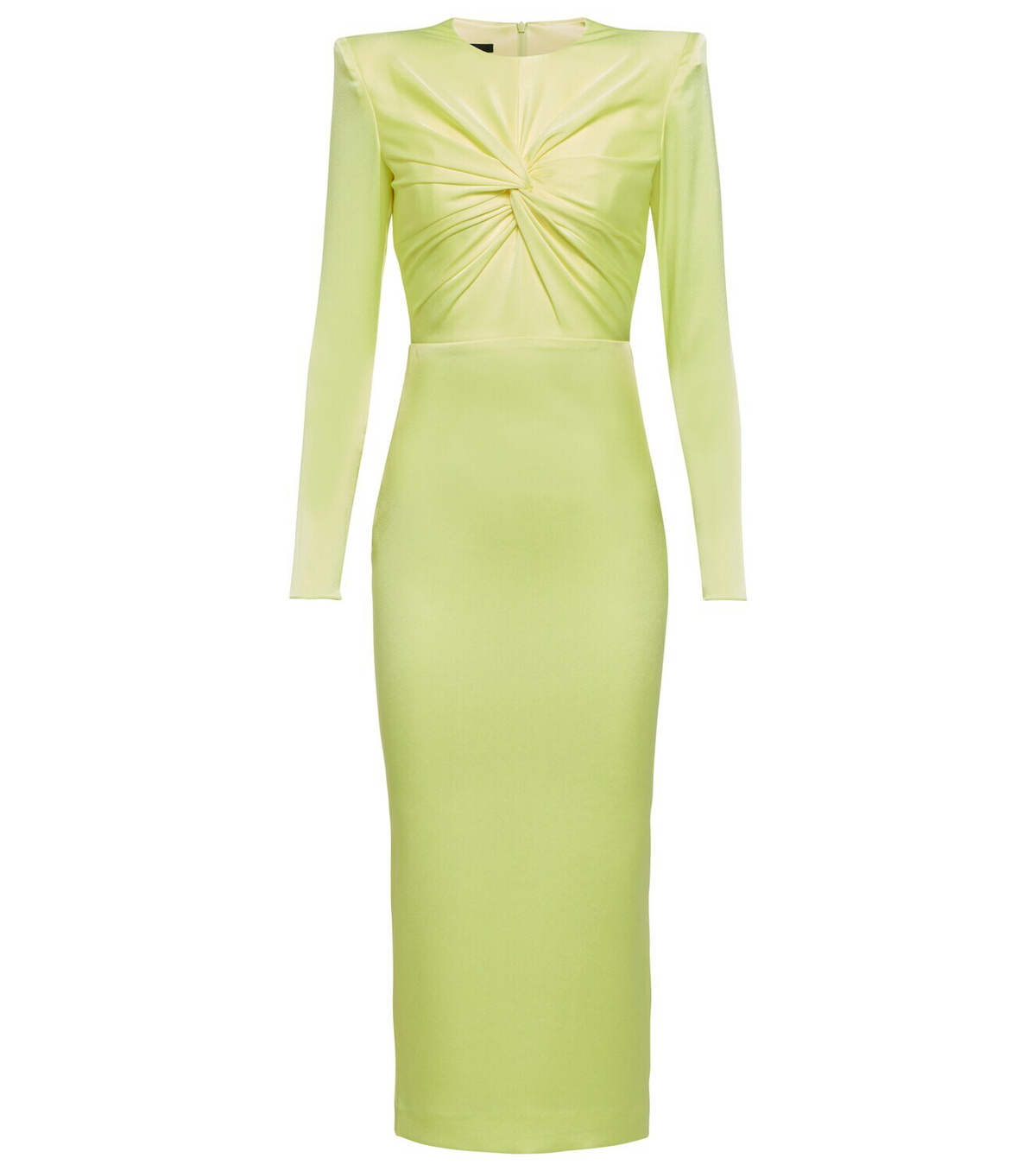 Alex Perry Monroe crêpe satin midi dress Alex Perry