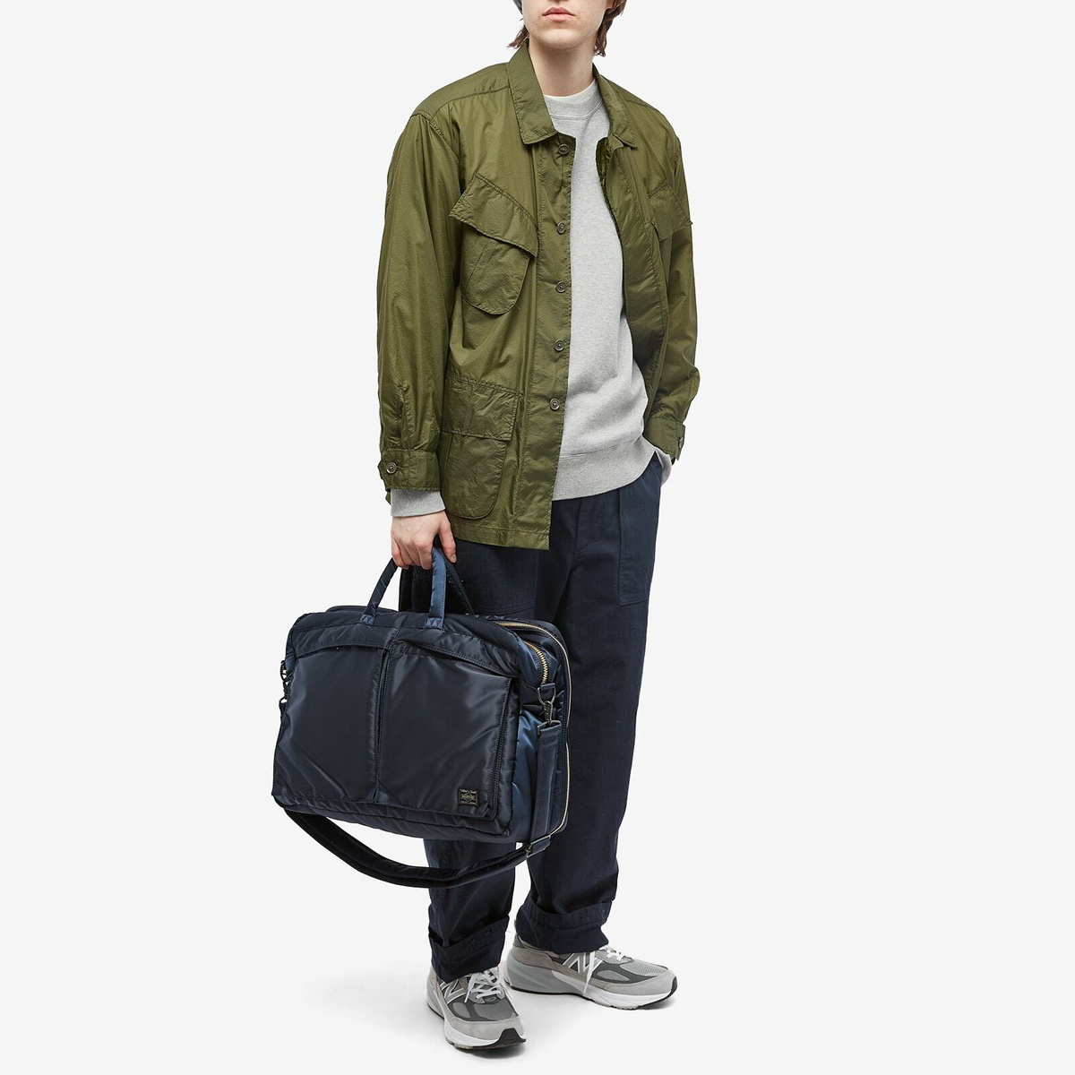 Engineered Garments Men's Jungle Fatigue Jacket in Olive Nylon Micro ...
