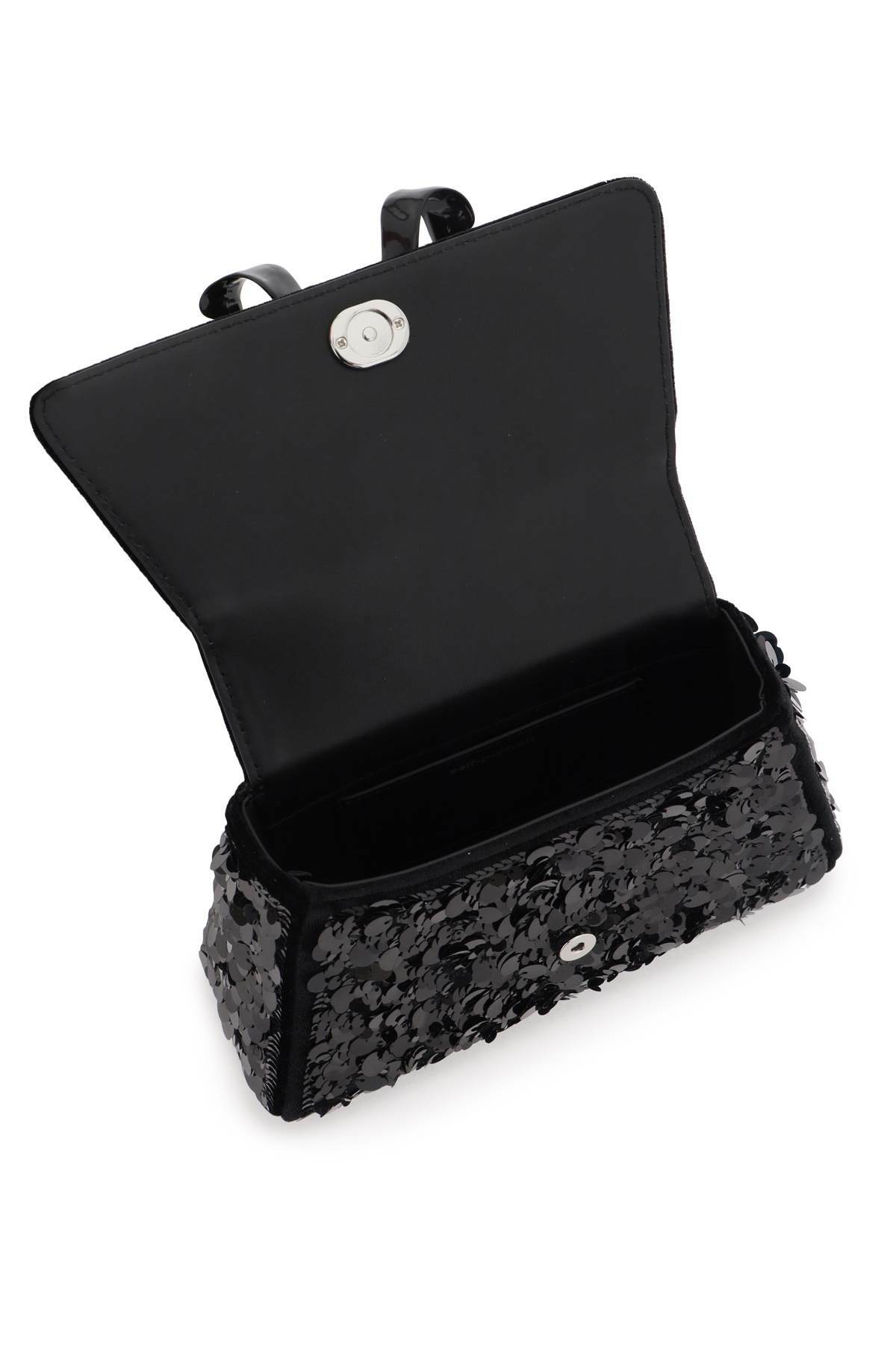 self-portrait Sequined Bow Mini Shoulder Bag Self-Portrait
